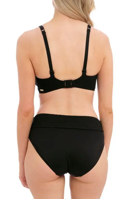 Fantasie Ottawa Underwire Plunge Bikini Top - Black