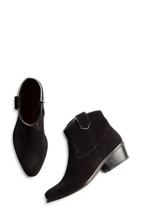 Penelope Chilvers Cassidy Suede Cowboy Boots - Black