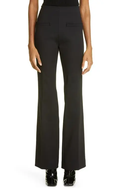 COURREGES Stretch Crepe Bootcut Trousers