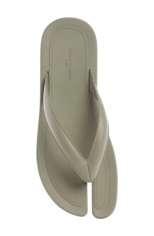 Maison Margiela Tabi Flip Flop In Vetiver - 50% Off