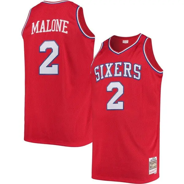 Mitchell & Ness Moses Malone Philadelphia 76ers 1982/83 Hardwood Classics Swingman Jersey