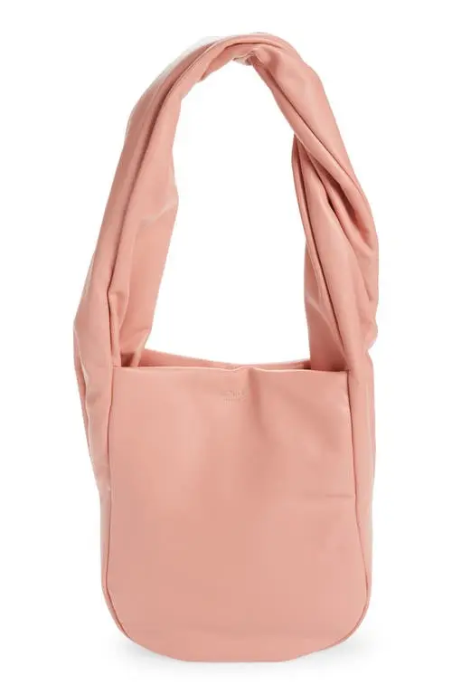 REE PROJECTS Medium Helene Soft Twist Leather Shoulder Bag - Peach