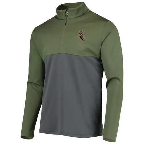 LEVELWEAR Chicago White Sox Delta Pursue Quarter-zip Jacket