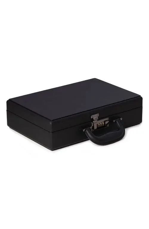 BEY-BERK 10-piece Watch Box - Black