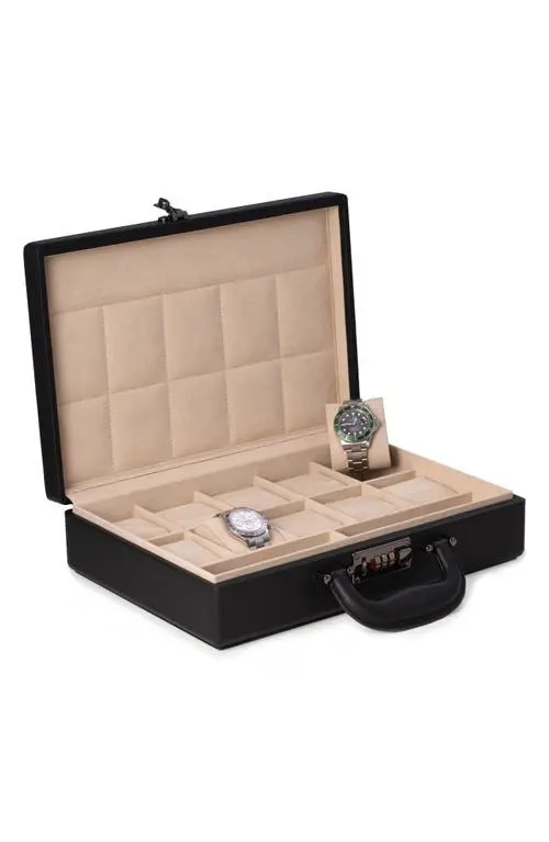 BEY-BERK 10-piece Watch Box