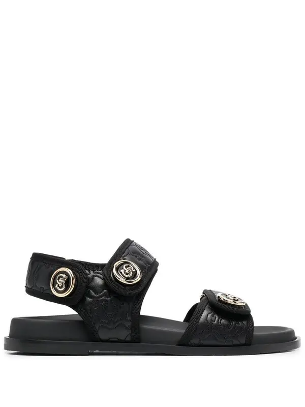 FERRAGAMO Logo-plaque Detail Sandals