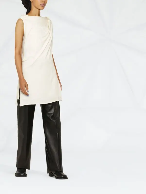 Rick Owens Draped Tunic - Neutrals