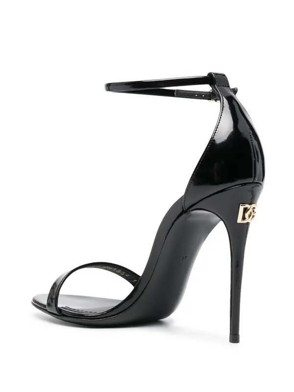 Dolce & Gabbana 105mm Keira Sandals - Black