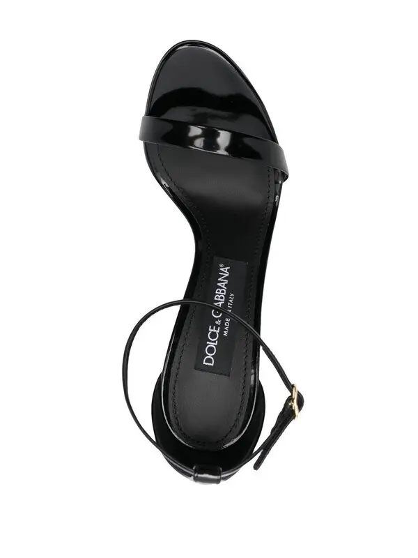 Dolce & Gabbana 105mm Keira Sandals - Black