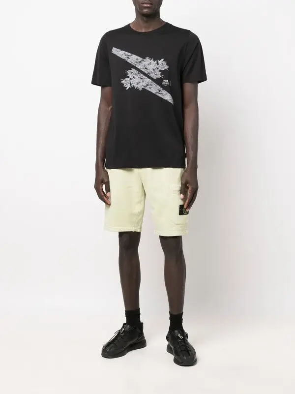 Stone Island Compass-patch Track Shorts