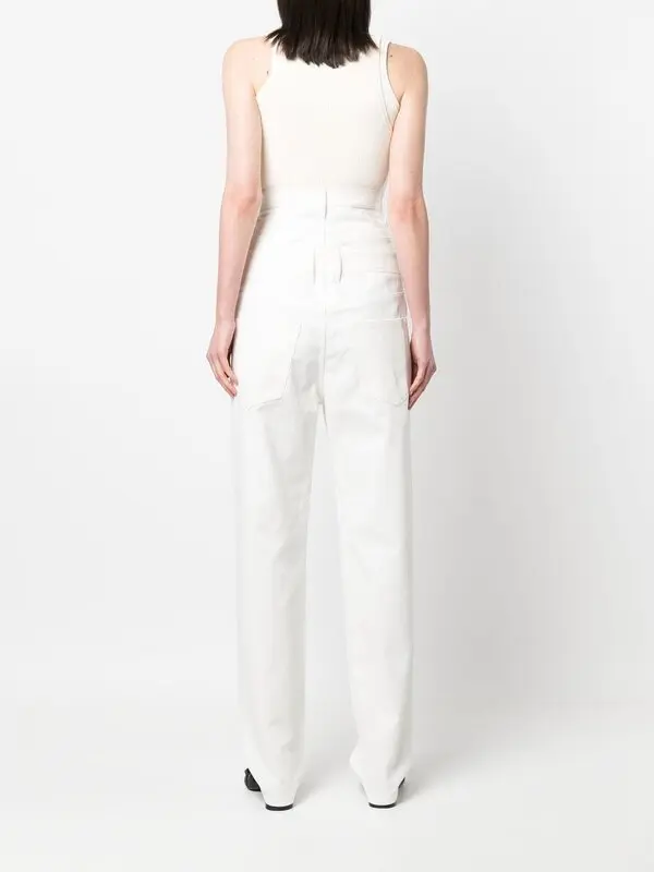 AC9 Double-waist Straight-leg Jeans