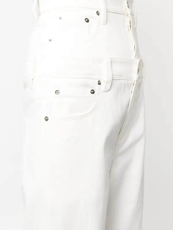 AC9 Double-waist Straight-leg Jeans