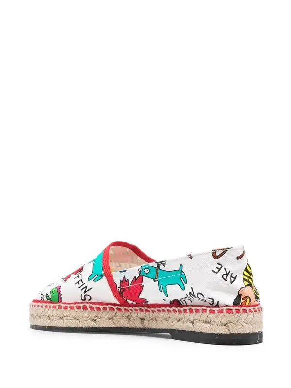 Dsquared2 Maple-leaf Logo-print Espadrilles