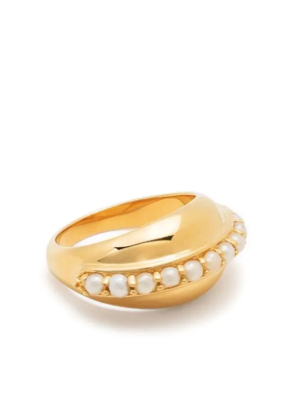 MISSOMA Dome Pearl Ring - Gold