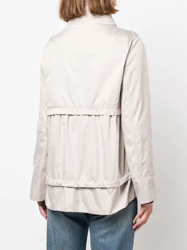 MOORER Zip-up Hooded Jacket