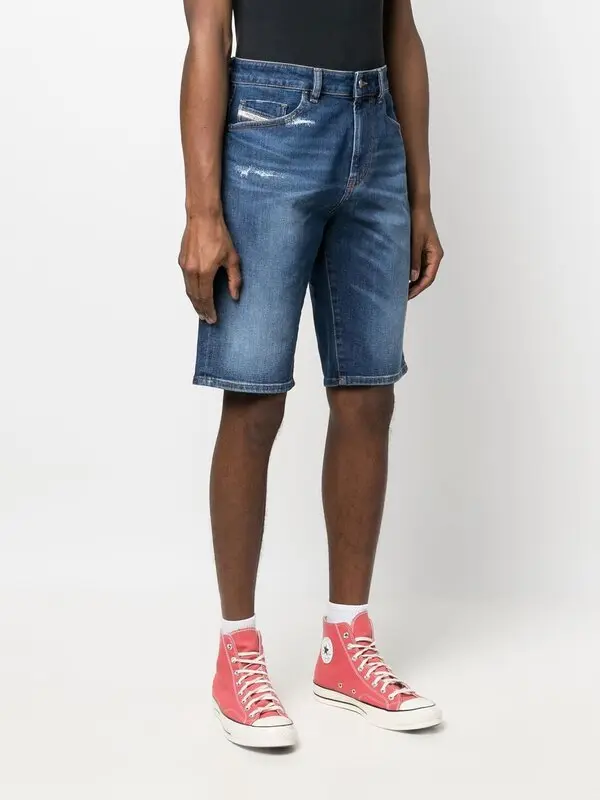 DIESEL® Distressed Denim Shorts