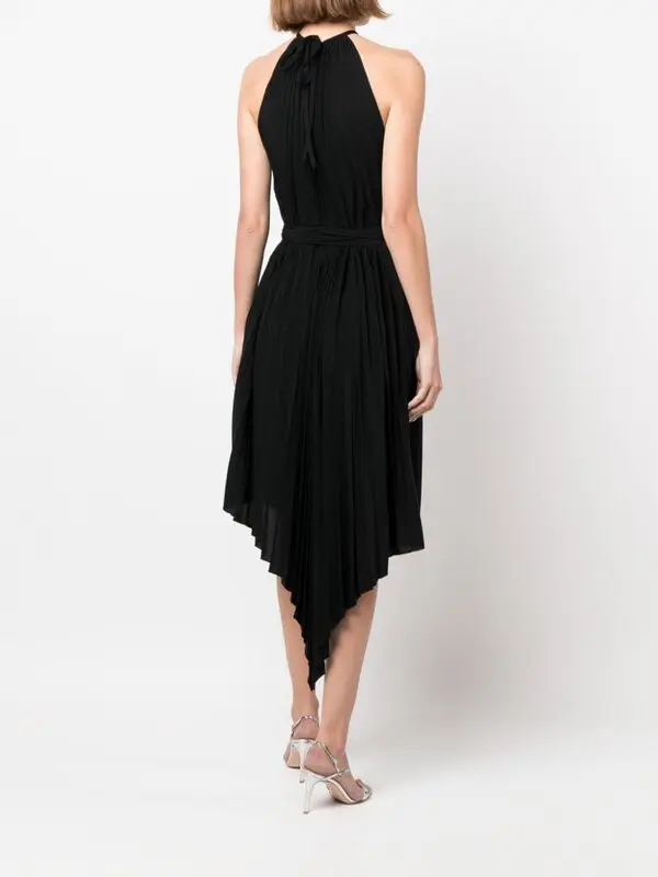 Alexandre Vauthier Asymmetric Pleated Dress