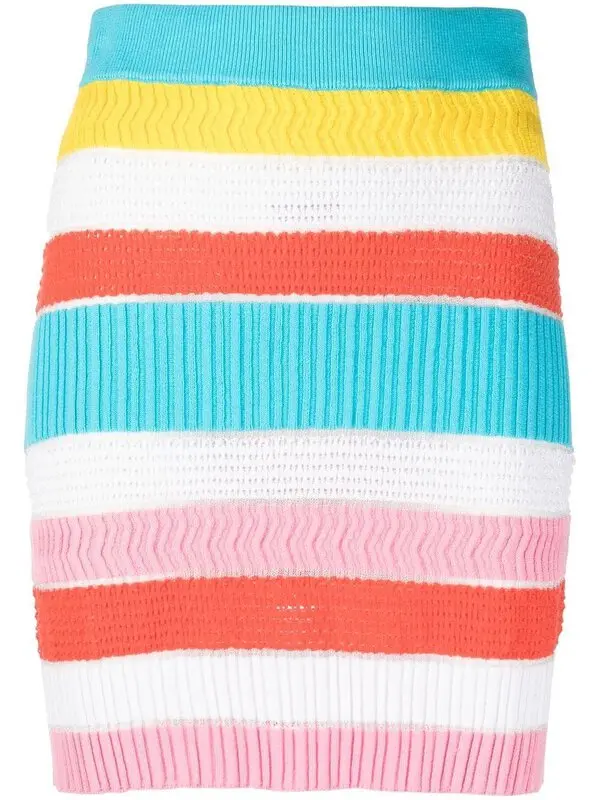 Solid & Striped The Rosie Knitted Skirt - Blue