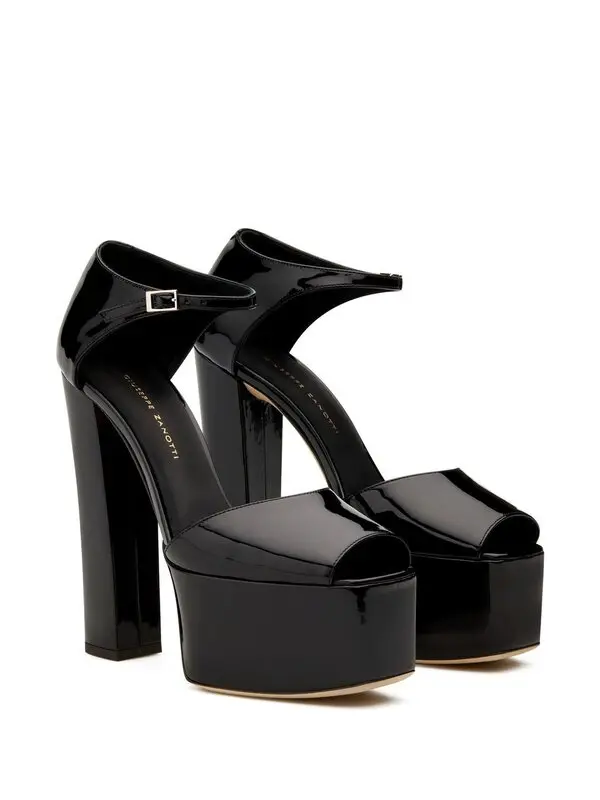 GIUSEPPE ZANOTTI Peep Toe Platform Sandals