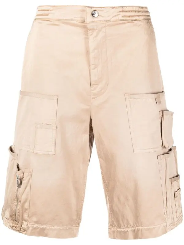 DIESEL® Straight-leg Cargo Shorts - Neutrals