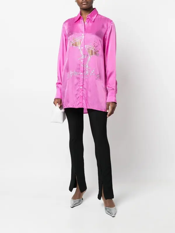 Viktor & Rolf Business Affairs Crystal- Embellished Shirt