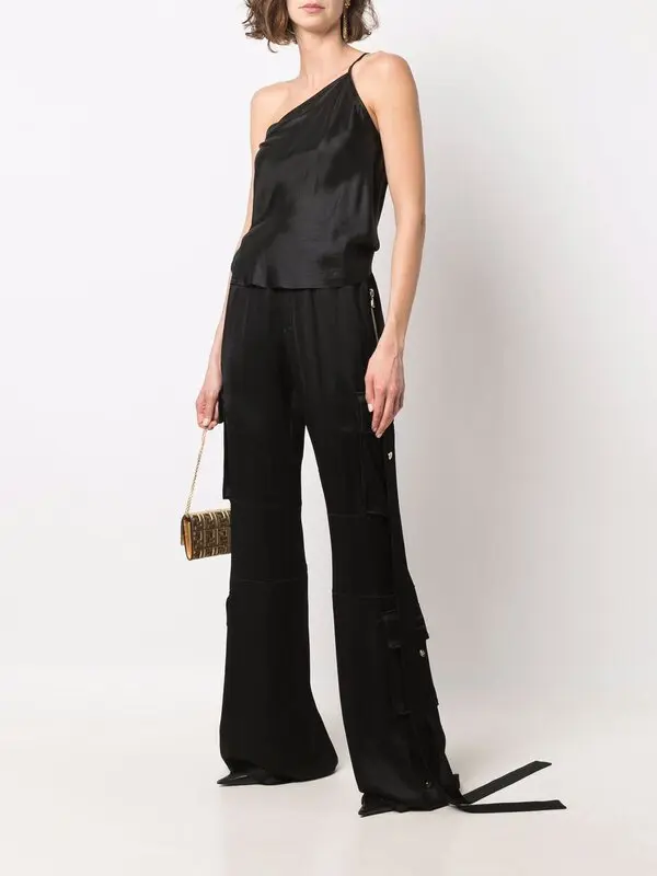 Balmain Satin Cargo Trousers