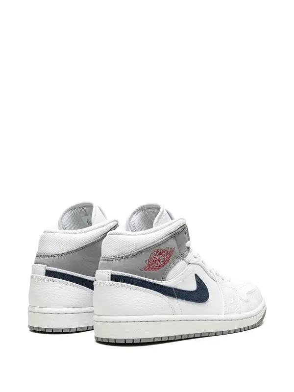 Nike Air Jordan 1 Mid Pi Paris Sneakers - White