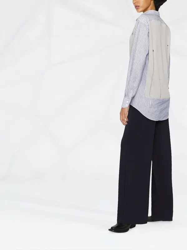 MAISON MARGIELA Layered Knit-detail Shirt