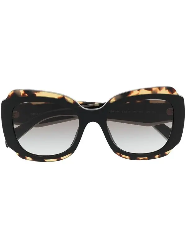 Prada Tortoiseshell-effect Sunglasses