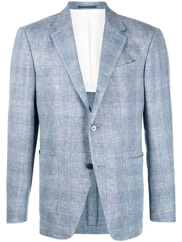 Zegna Checked Single-breasted Blazer