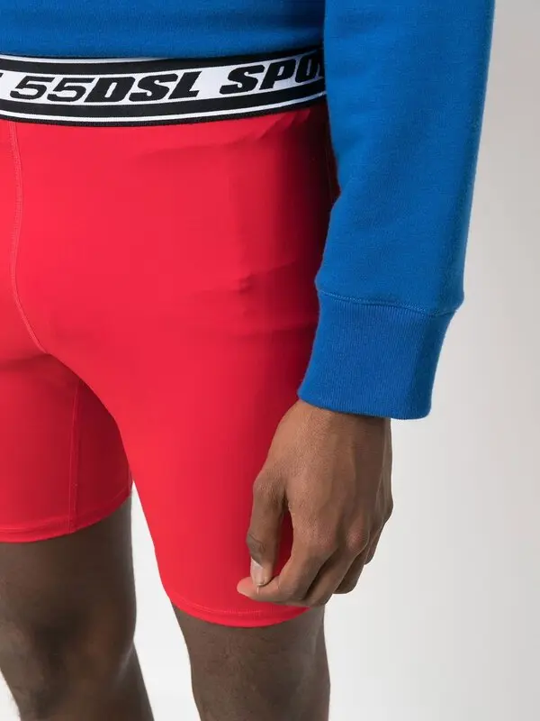DIESEL® Logo Waistband Cycling Shorts
