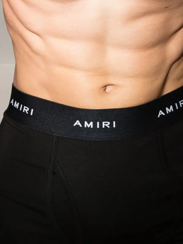 Amiri Logo-waistband Briefs
