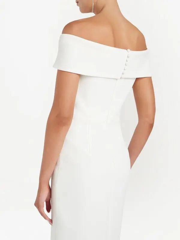 Rebecca Vallance Amore Off-shoulder Midi Dress - White