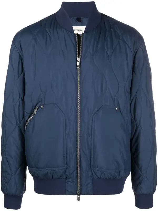 Zegna Quilted Bomber Jacket