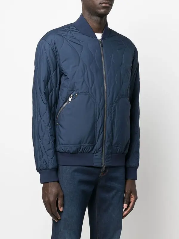 Zegna Quilted Bomber Jacket