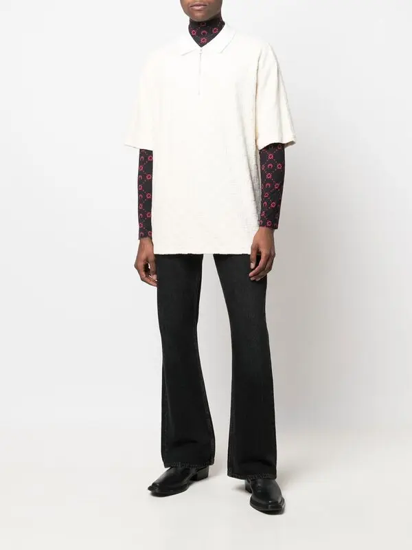 AMBUSH Monogram-textured Polo Shirt