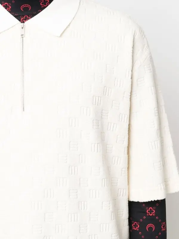 AMBUSH Monogram-textured Polo Shirt
