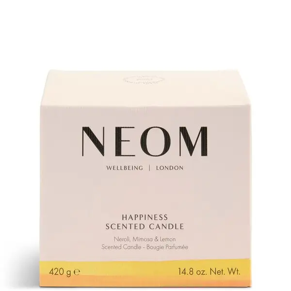 NEOM ORGANICS Happiness Scented 3 Wick Candle