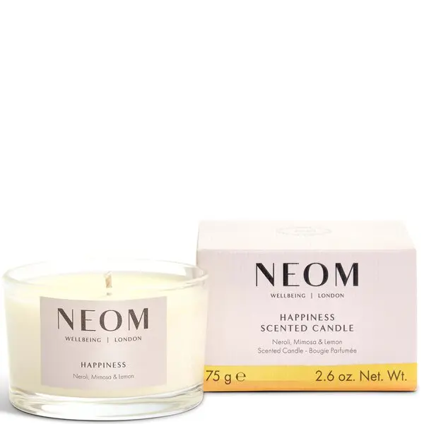 NEOM ORGANICS Happiness Scented Travel Candle - One-color