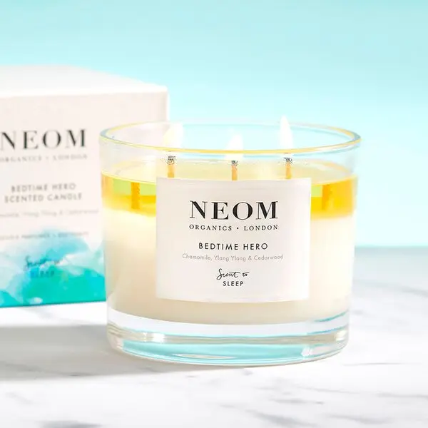 NEOM ORGANICS Bedtime Hero Scented Candle 3 Wick