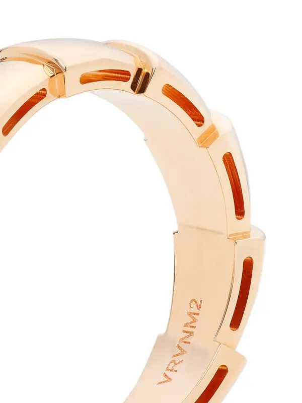 BVLGARI Serpenti Viper 18k Rose Gold Band Ring