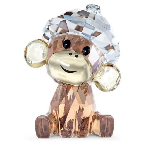 SWAROVSKI Baby Animals Cheeky The Monkey - Brown