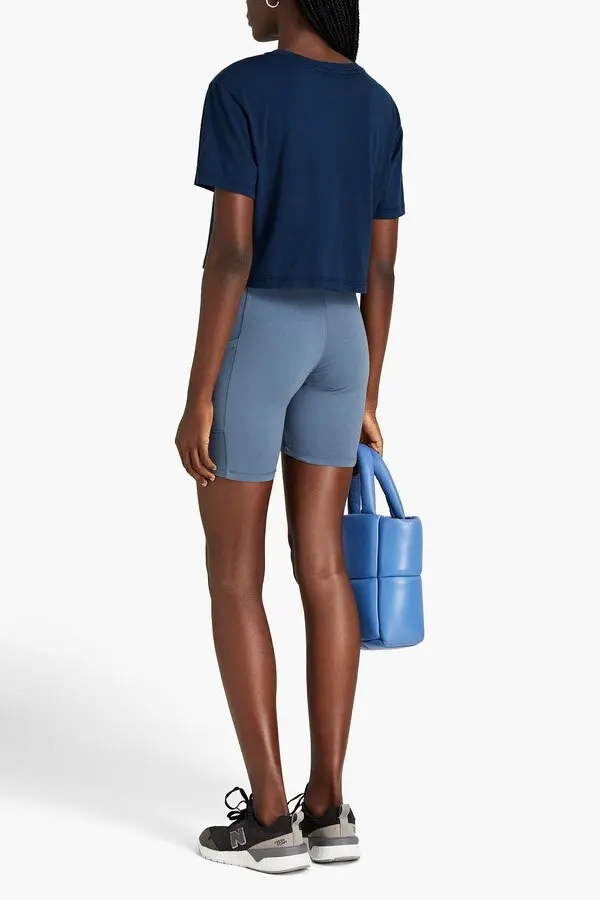 Monrow Stretch-cotton Jersey Shorts