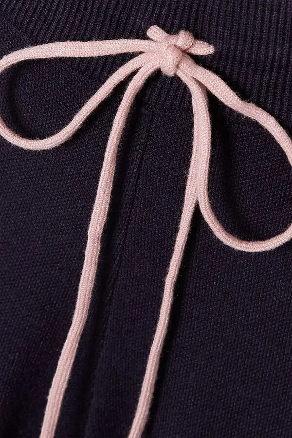 ROKSANDA Ponzo Striped Knitted Track Pants