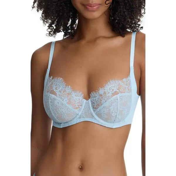 SKARLETT BLUE Entice Underwire Full Coverage Bra - Saltwater/cashmere