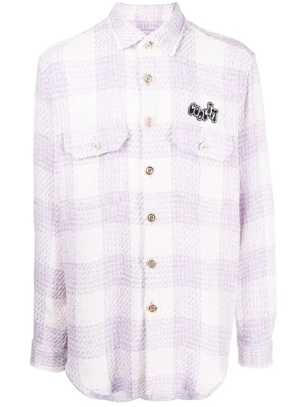 COOL T.M Oversized Tweed Check Shirt