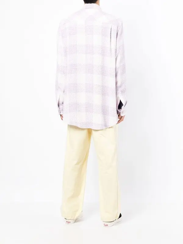 COOL T.M Oversized Tweed Check Shirt