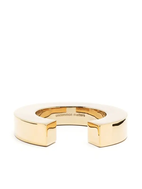 UNCOMMON MATTERS Aperture Open-cuff Bangle - Gold