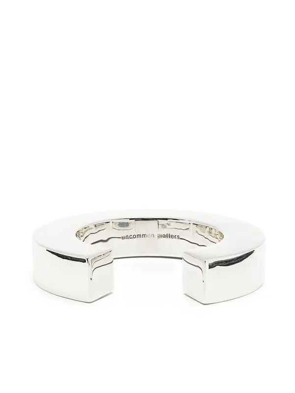 UNCOMMON MATTERS Aperture Open Cuff Bangle - Silver