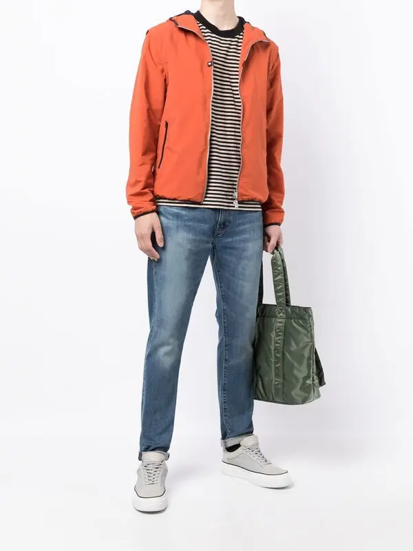 Herno Two-pocket Zip-up Hooded Jacket